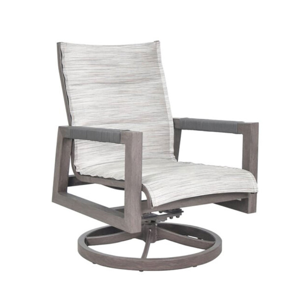 Delano Padded Sling Deep Seating Swivel Rocker | California Patio ...