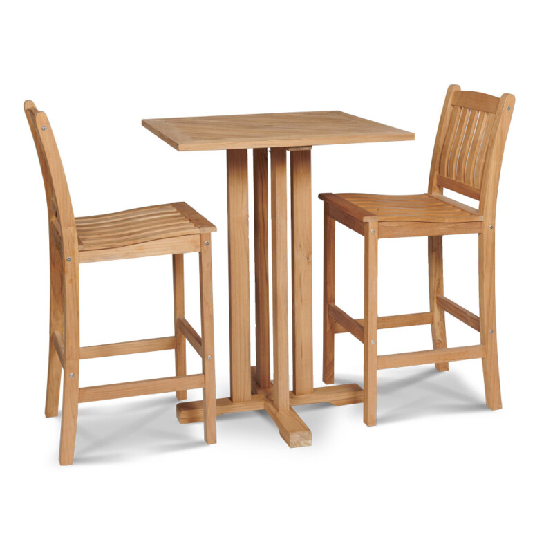 Oasis Teak Bar Table | California Patio | Outdoor Patio Furniture